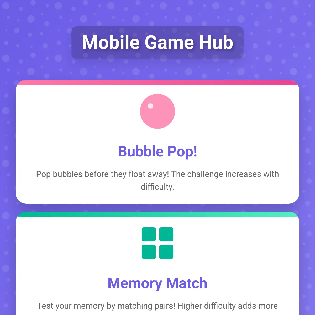 Noobie's awsome mobile games