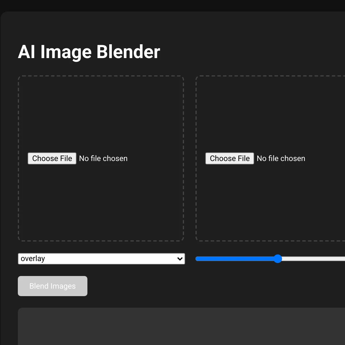AI Image Blender
