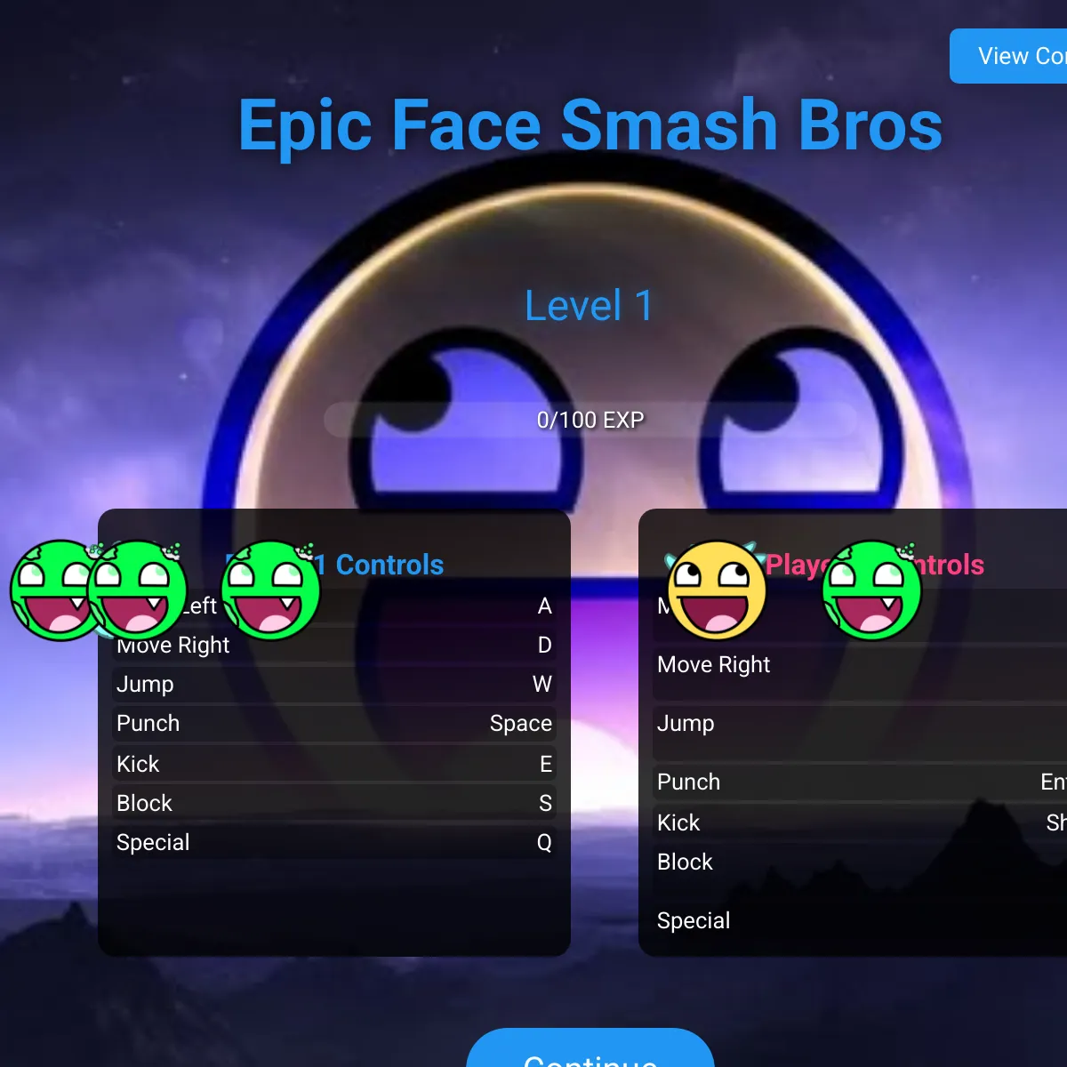 Epic Face Smash Bros