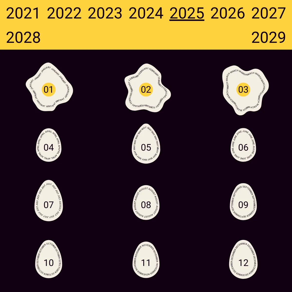 EGG CALENDAR