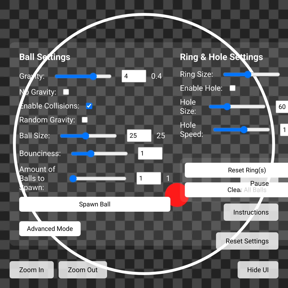 Bouncing Ball Simulation Highest Quality