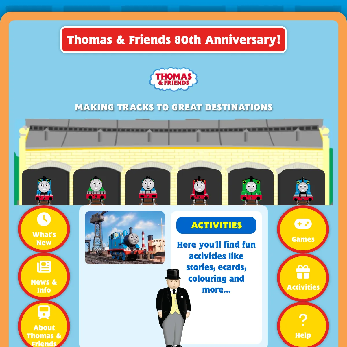 Thomas & Friends - 2000's Website