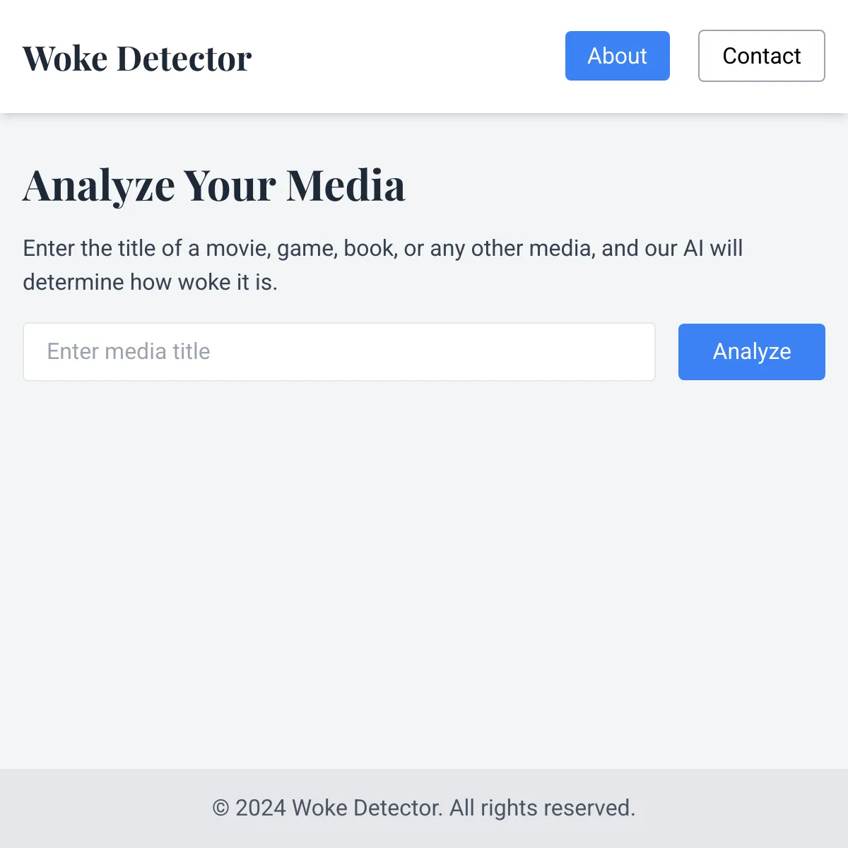 Woke Detector