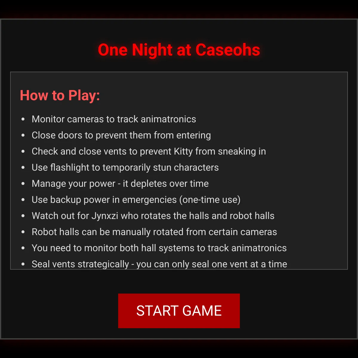 One Night at Caseohs