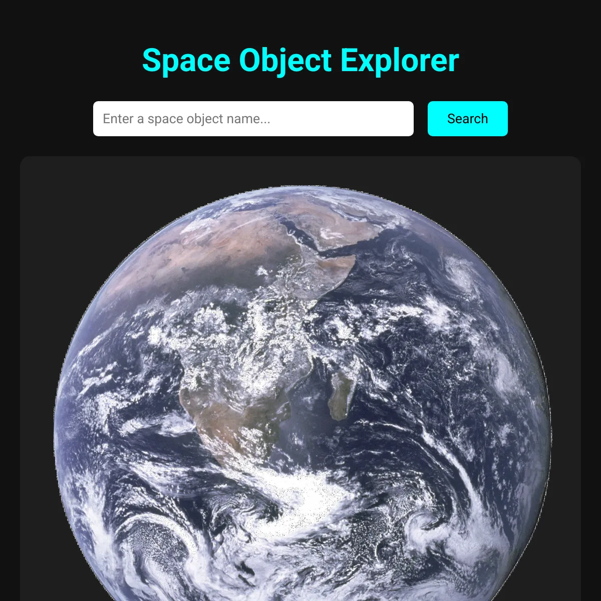 Space Object Explorer