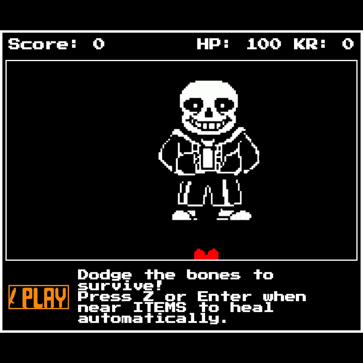 sans survival fight