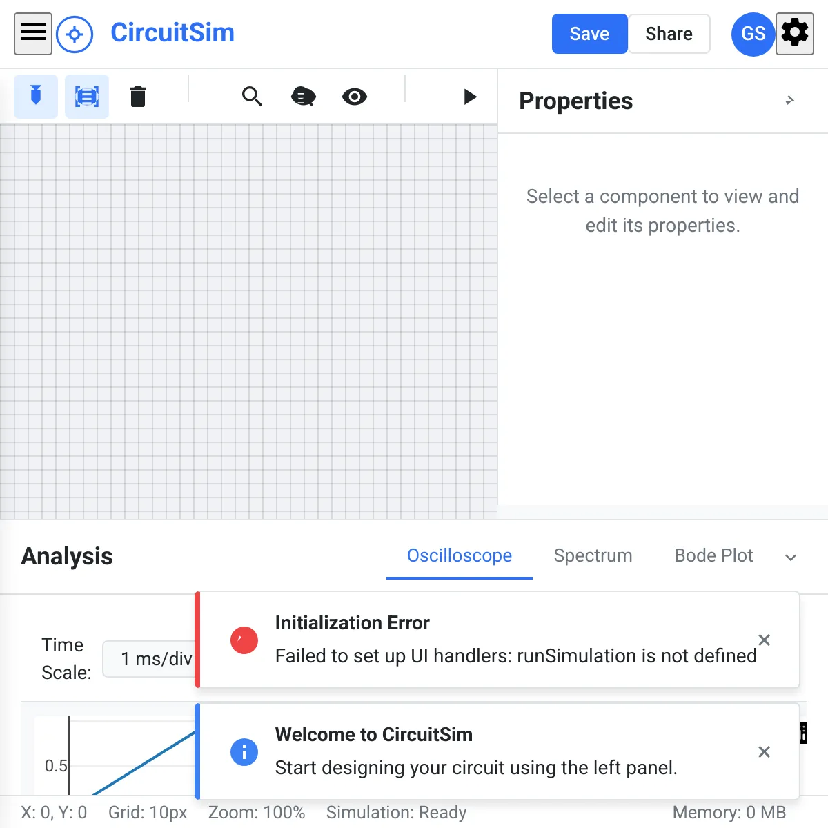 CircuitSim | Advanced Circuit Simulator