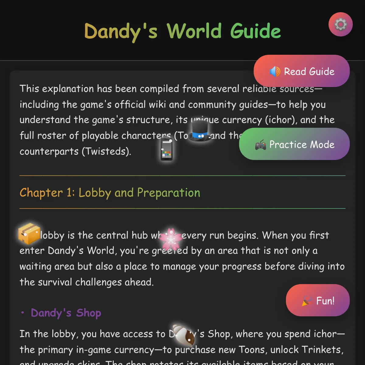 Dandy's World Guide - Roblox