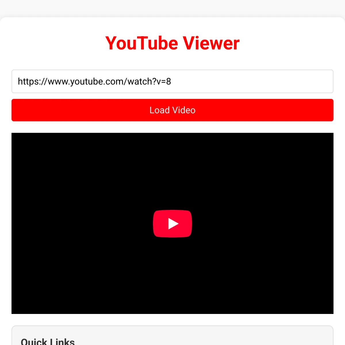 YouTube Viewer