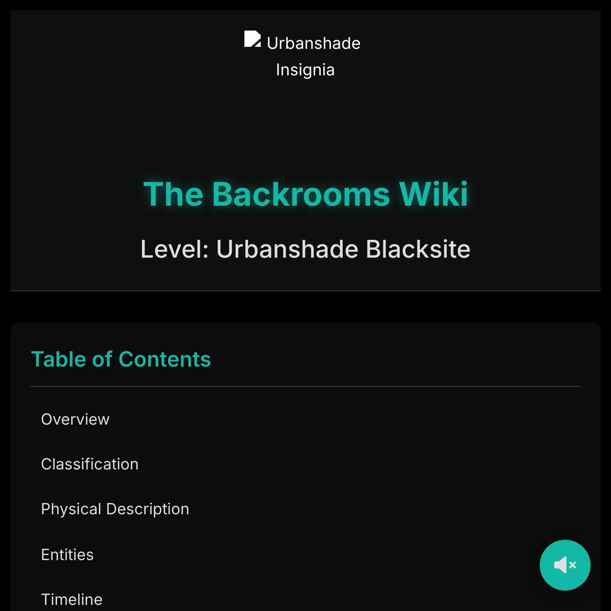Backrooms Wiki - Urbanshade Blacksite