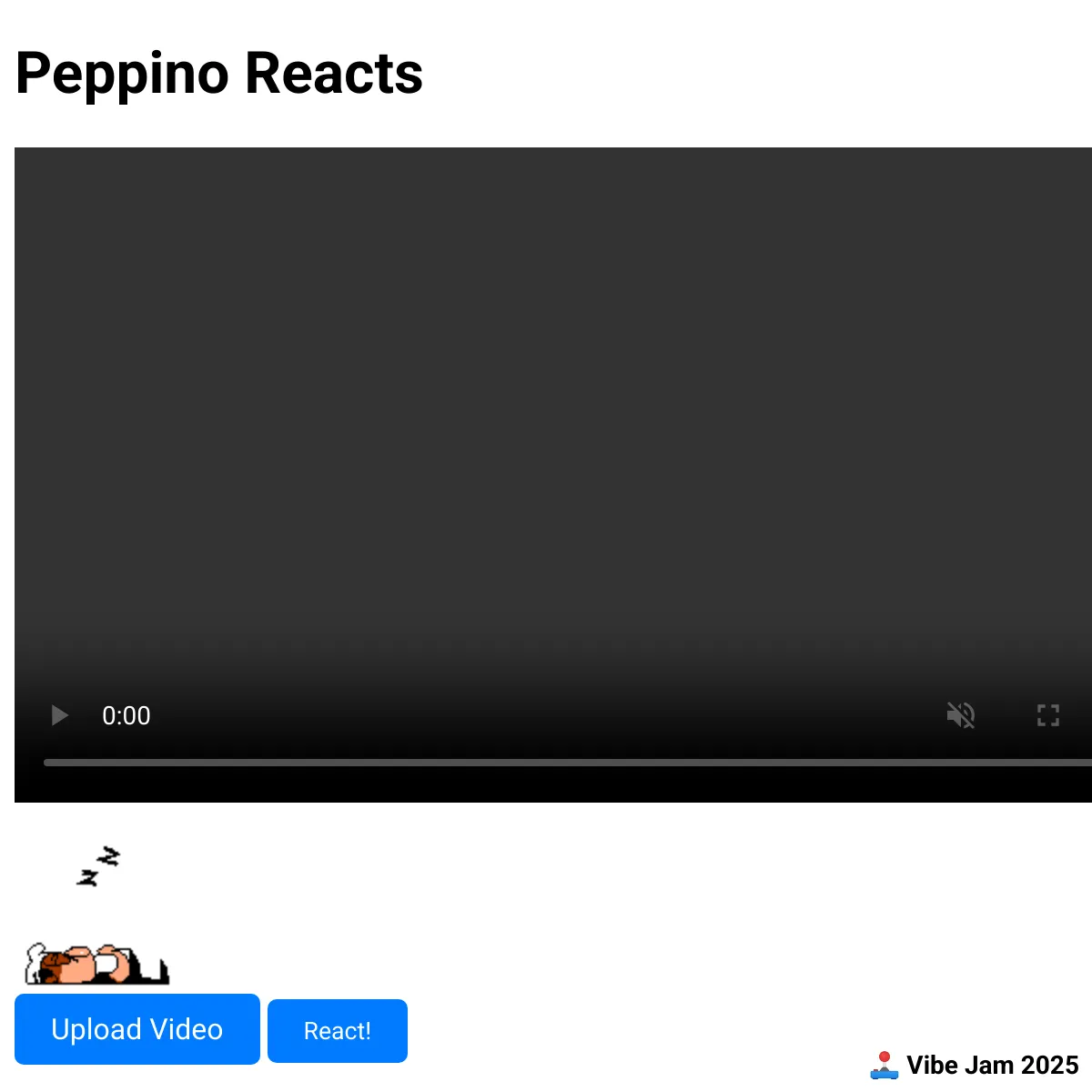 Peppino reacts