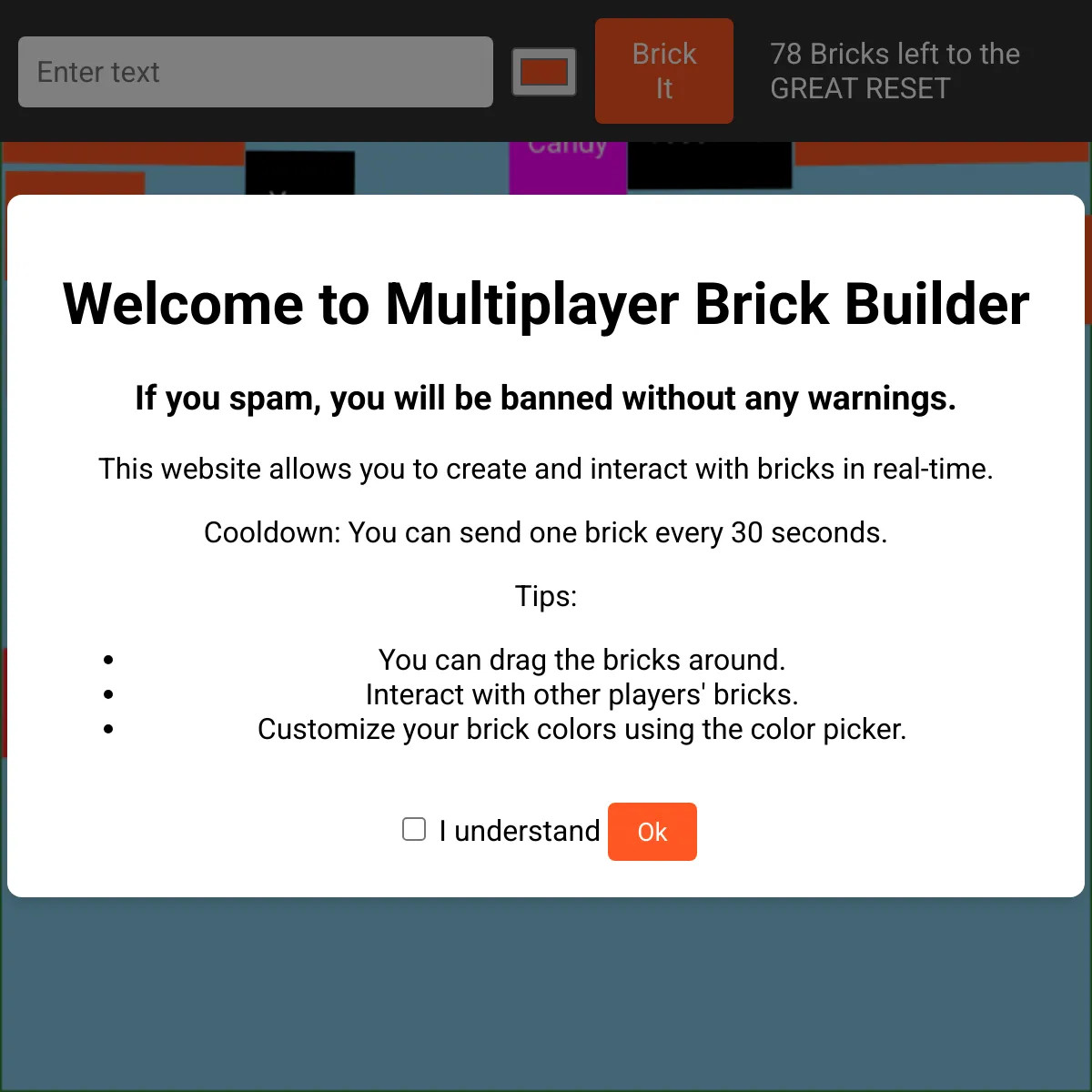 Multiplayer Brick Builder