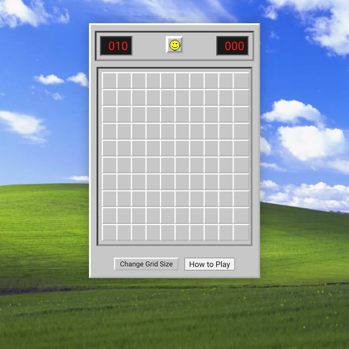 Minesweeper Windows xp