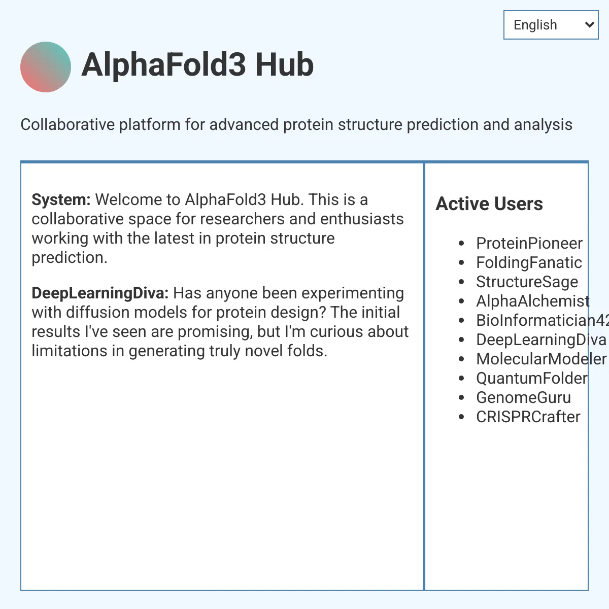 AlphaFold3 Hub - Cutting-Edge Protein Structure Prediction