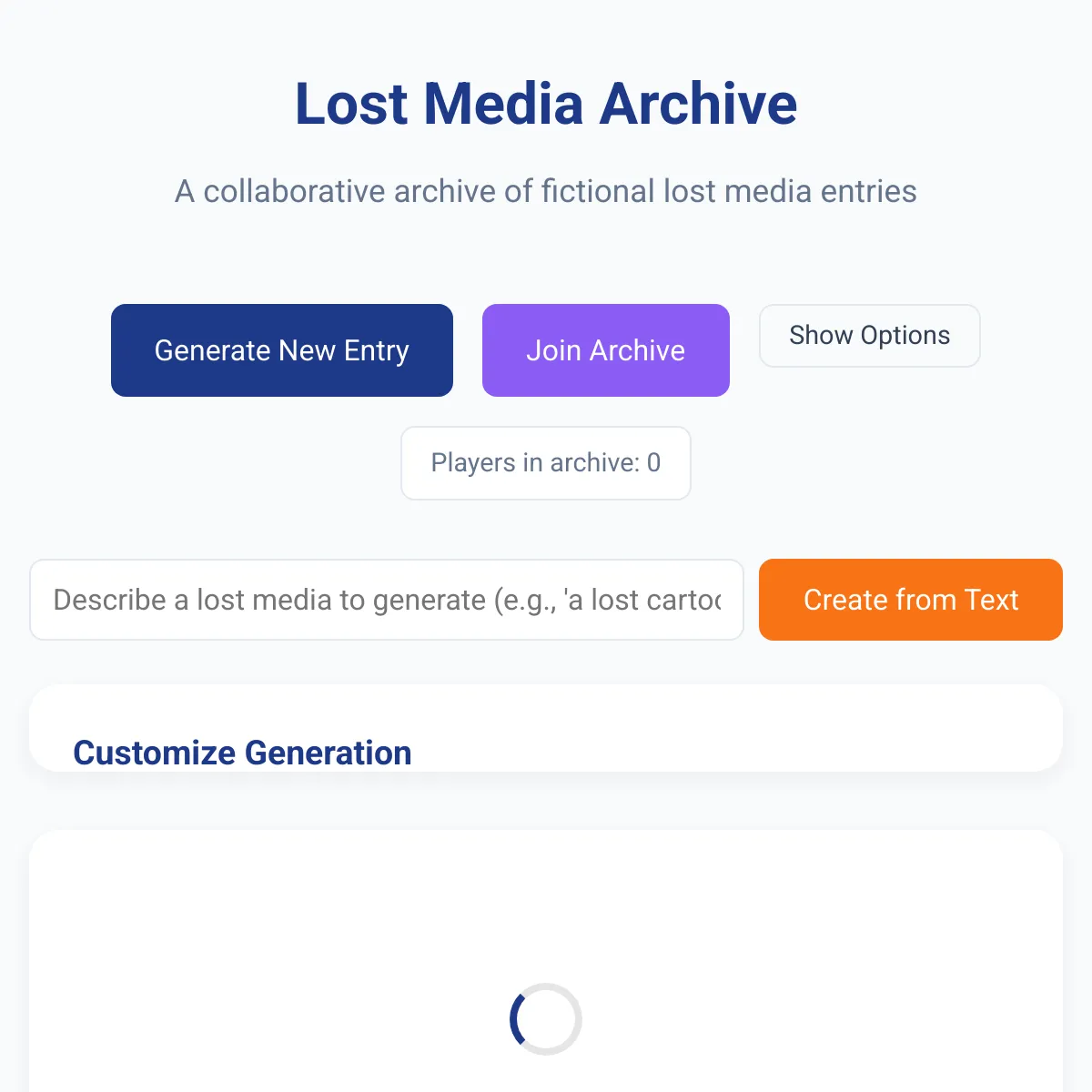 Lost Media Archive