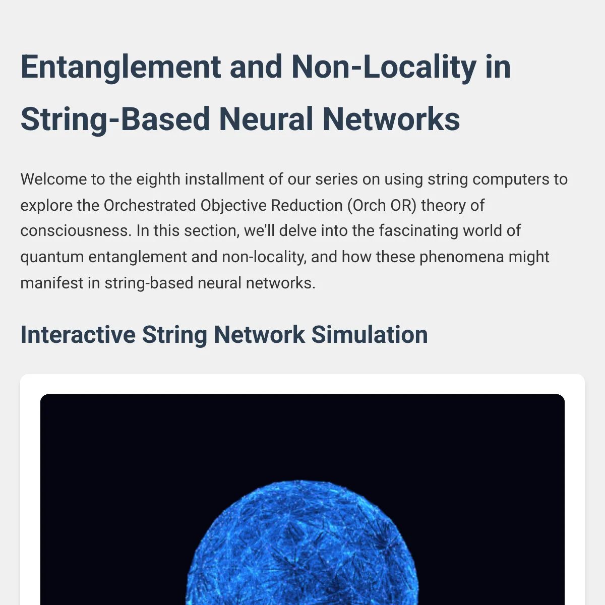 Entanglement and Non-Locality in String-Based Neural Networks