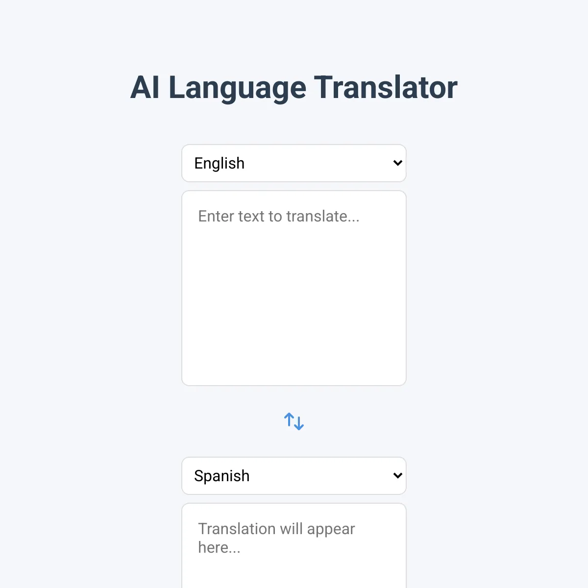 AI Language Translator