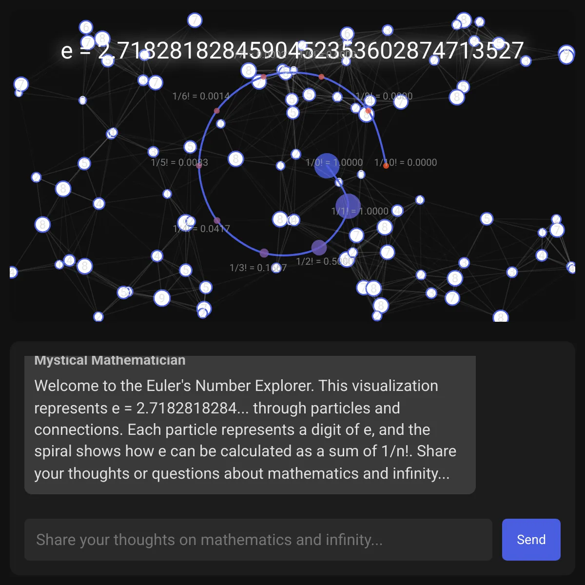 Euler's Number Visualization