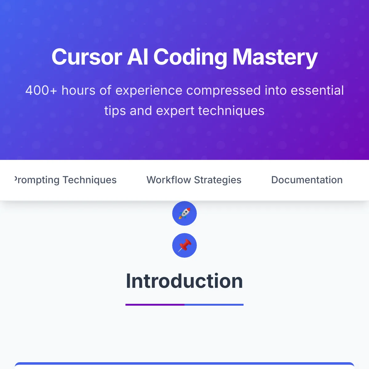 Cursor AI Coding Mastery