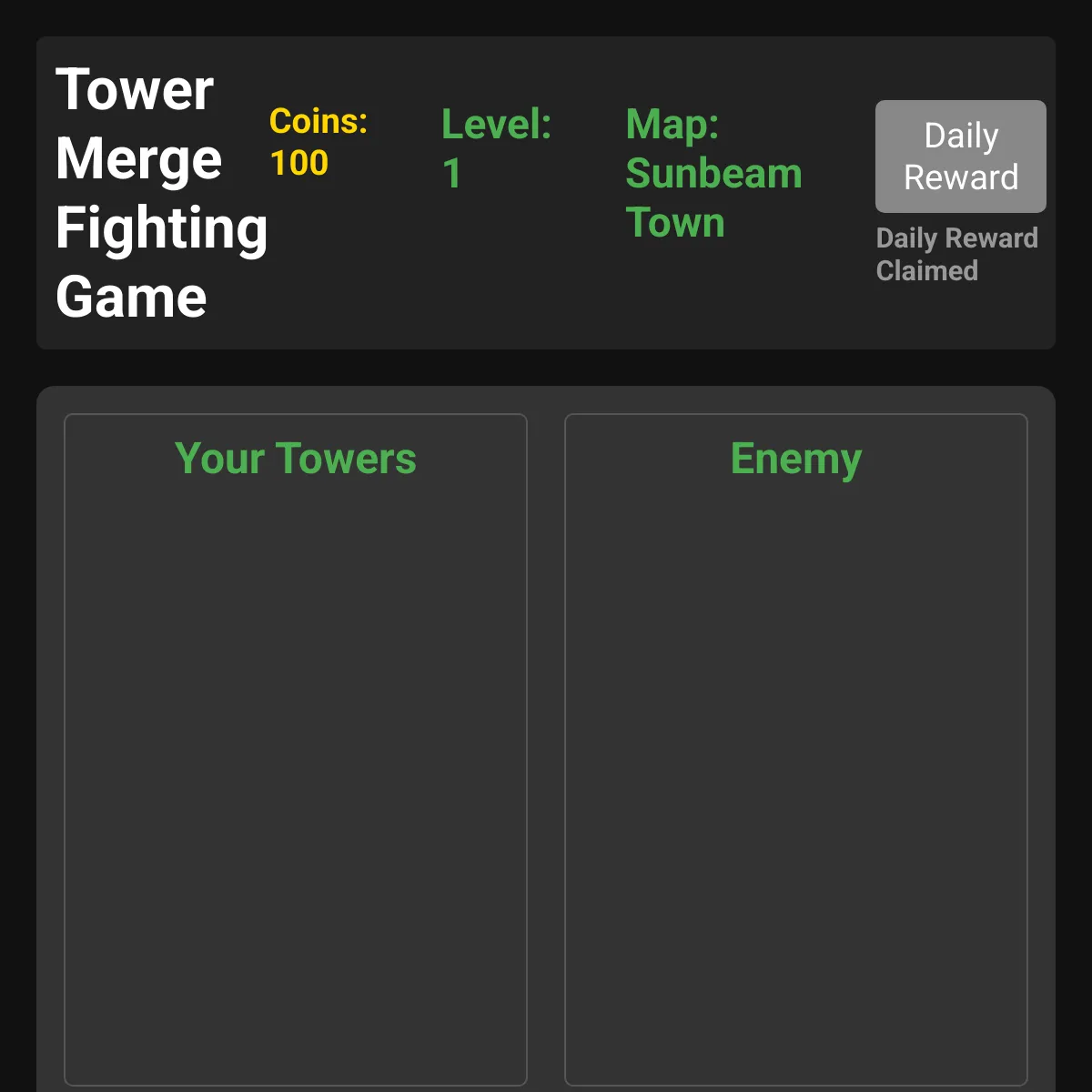 Tower Merge Fighting Game