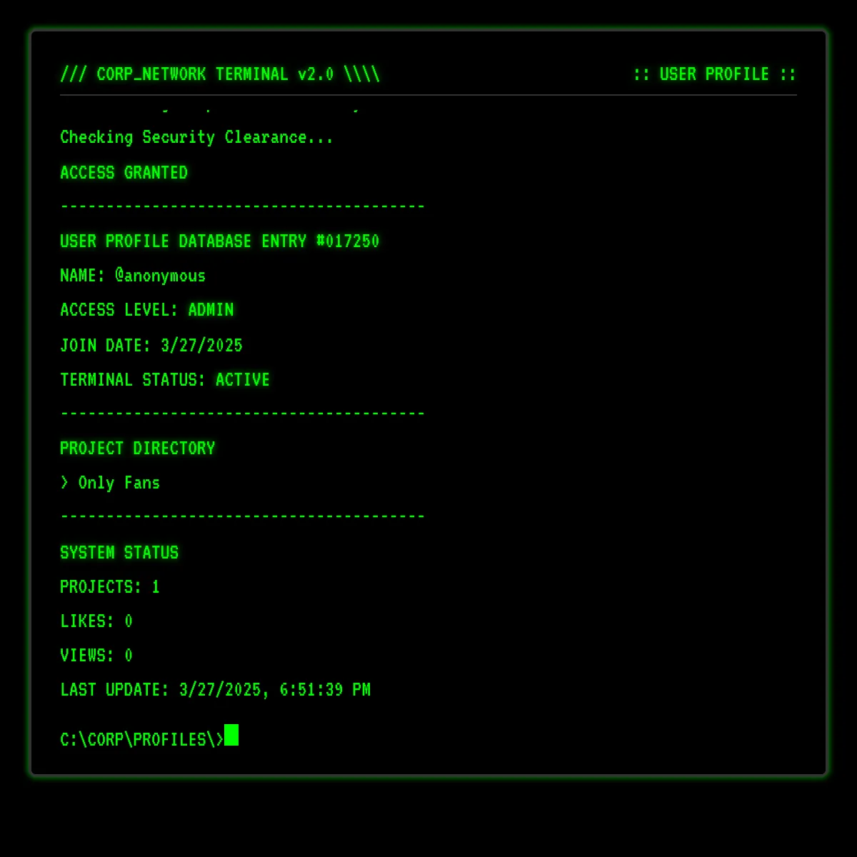 90s Office Terminal
