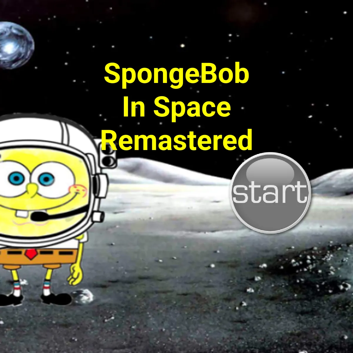 SpongeBob In Space Remastered (title screen concept)