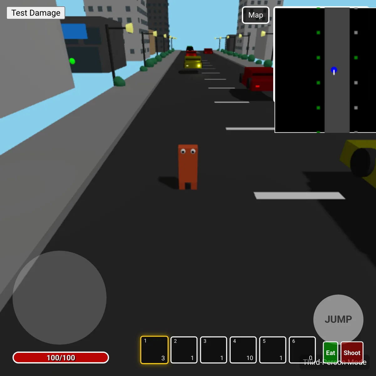 Minimalist 3D Multiplayer Movement
