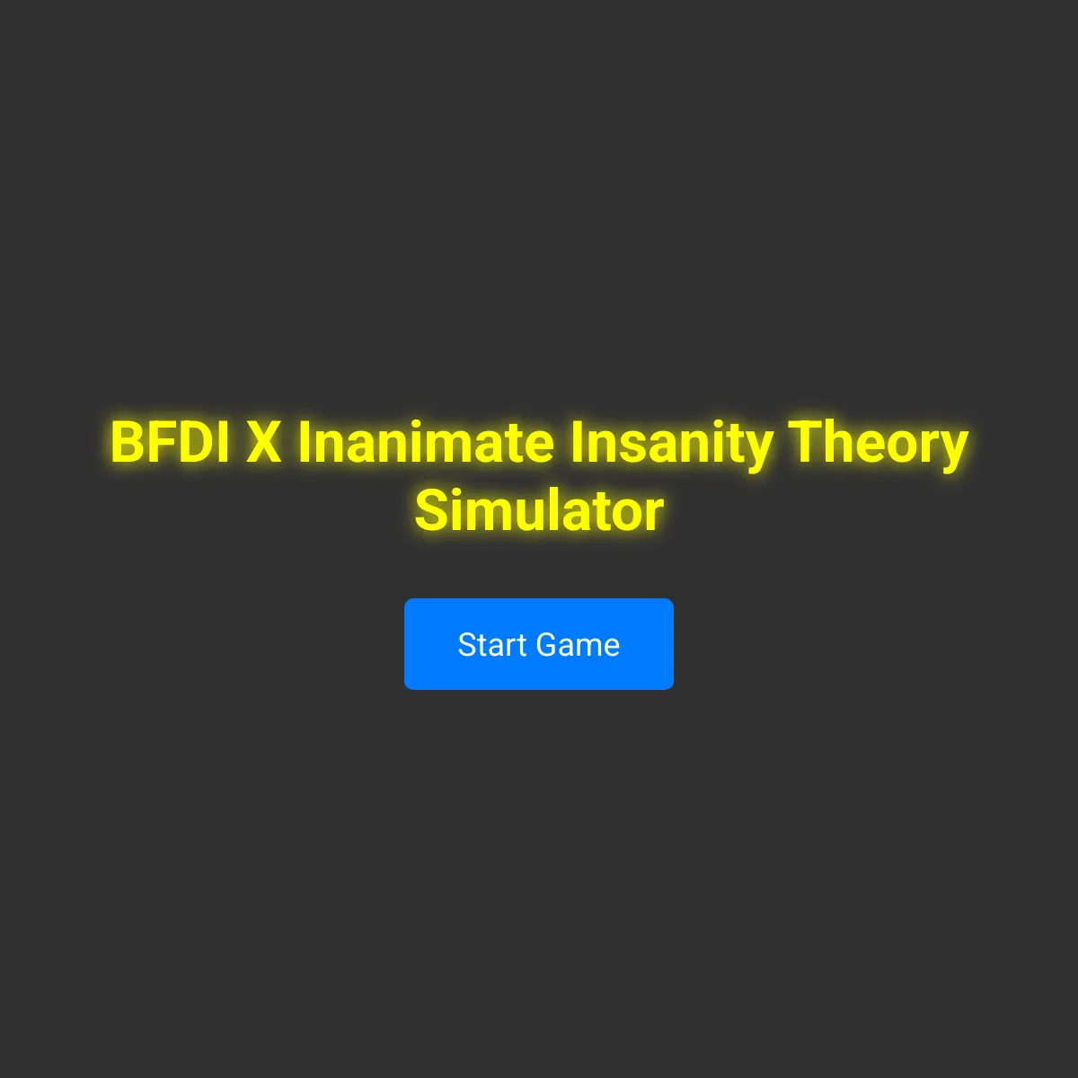BFDI X Inanimate Insanity Theory Simulator