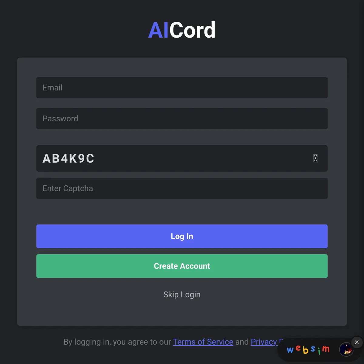 AICord - AI-Generated Discord