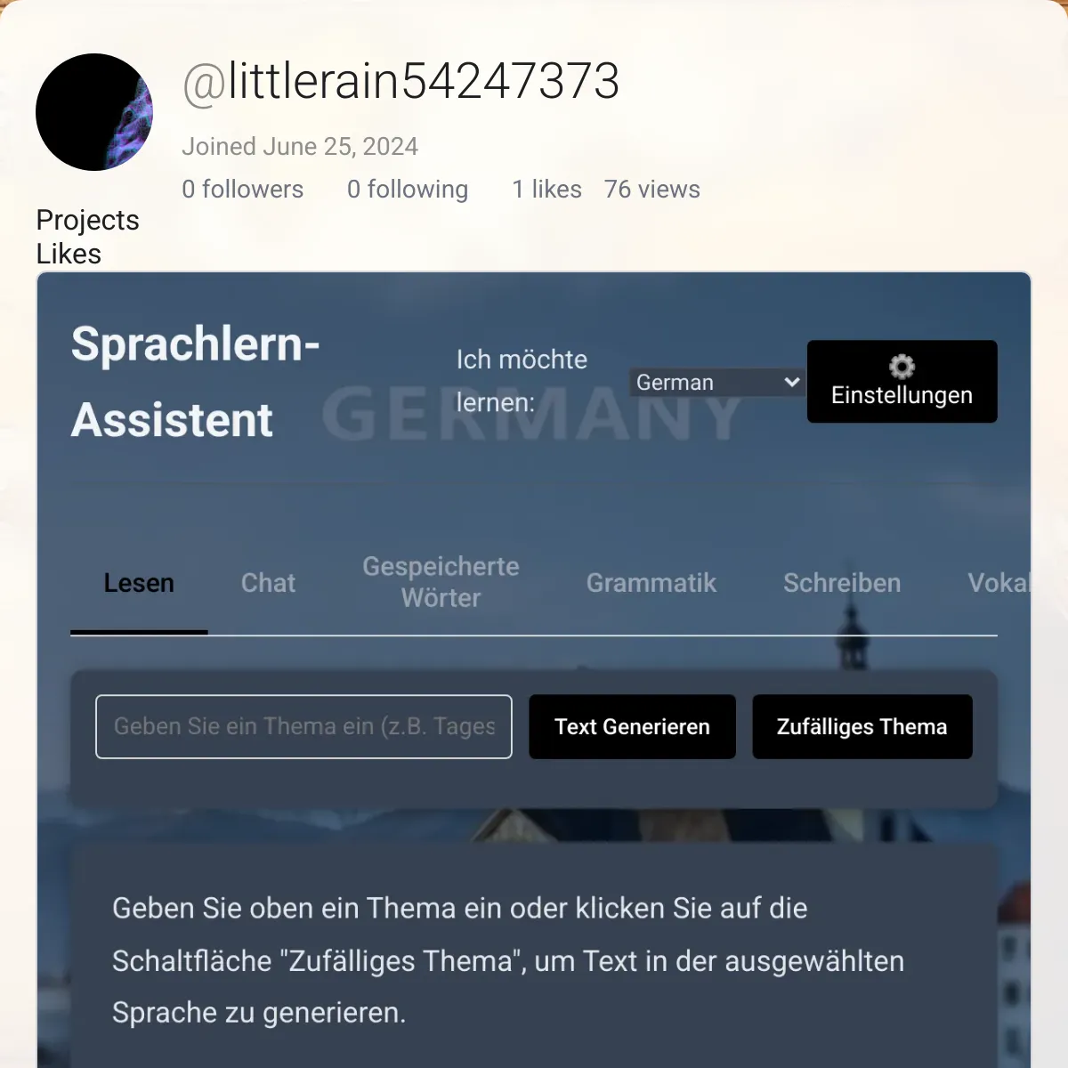 @Ordo's Profile – websim.com