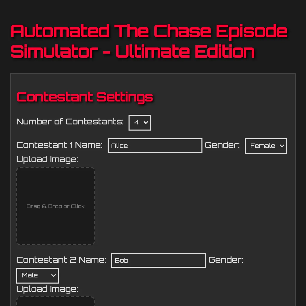 The Chase Simulator