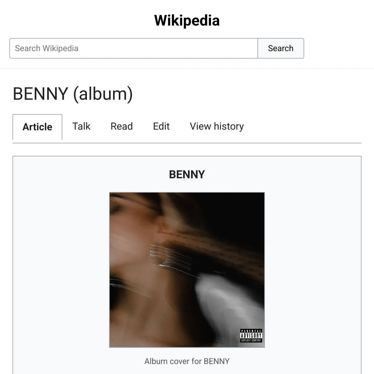 BENNY - Wikipedia