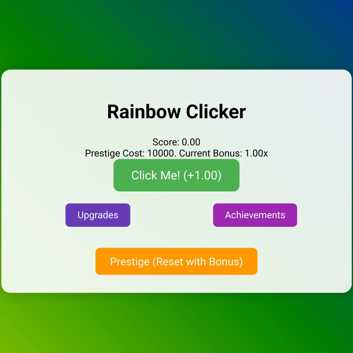 Rainbow Clicker