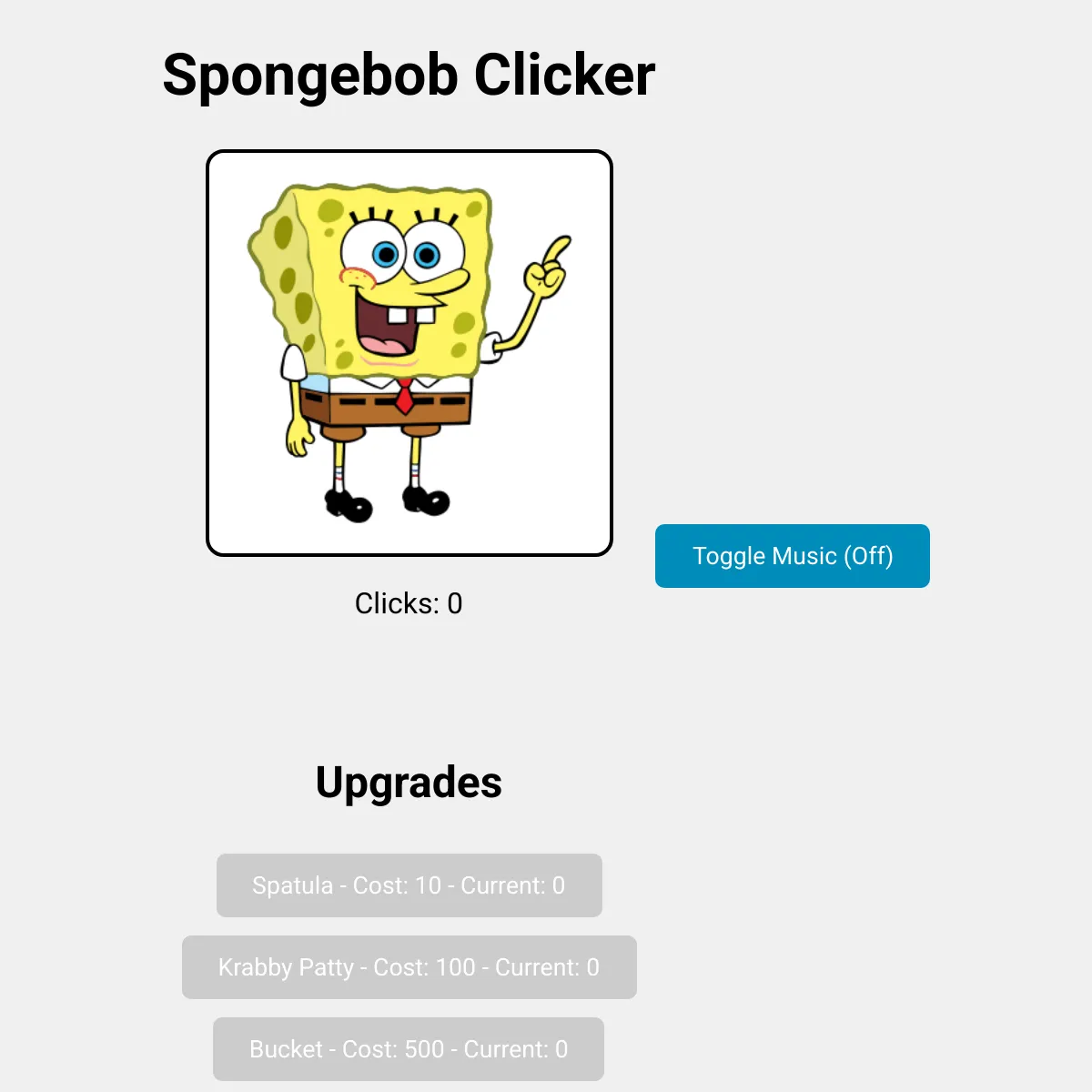 Spongebob Clicker