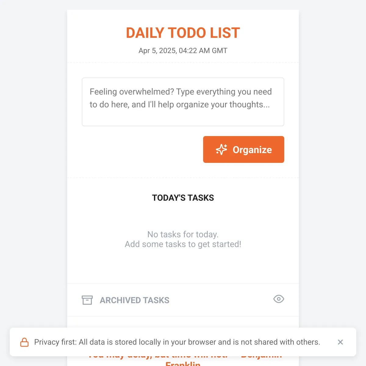 ThoughtSort