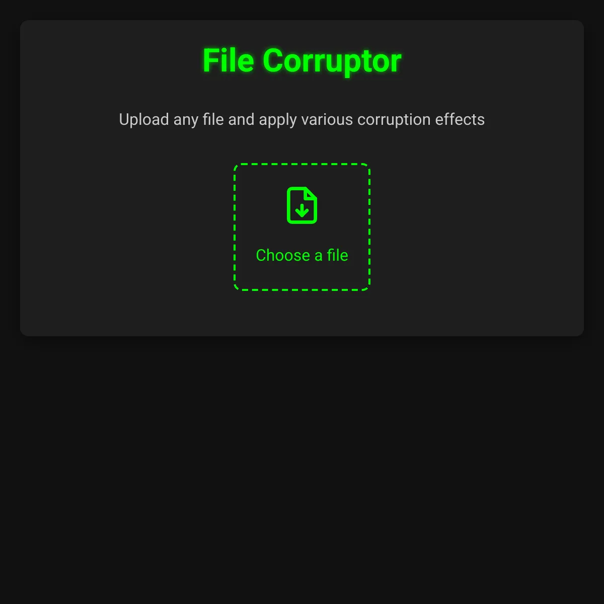 File Corruptor