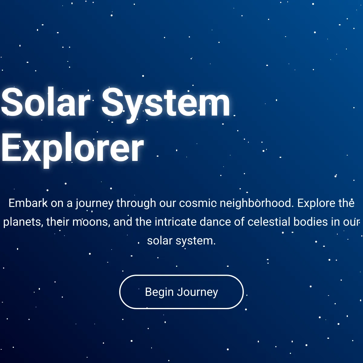 3D Solar System