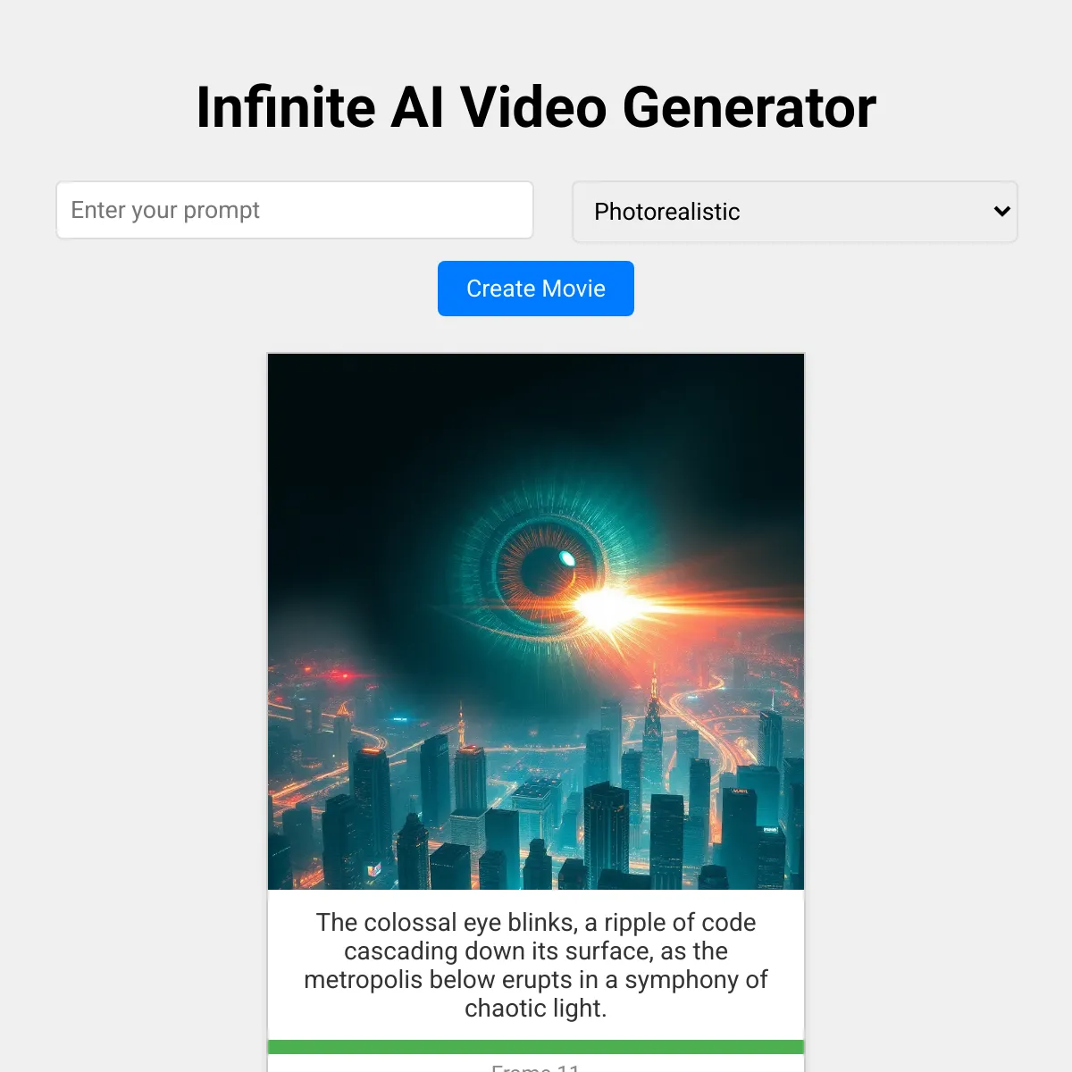 Infinite AI Video Generator