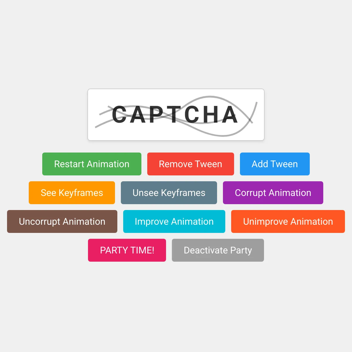 Css Captcha Animation