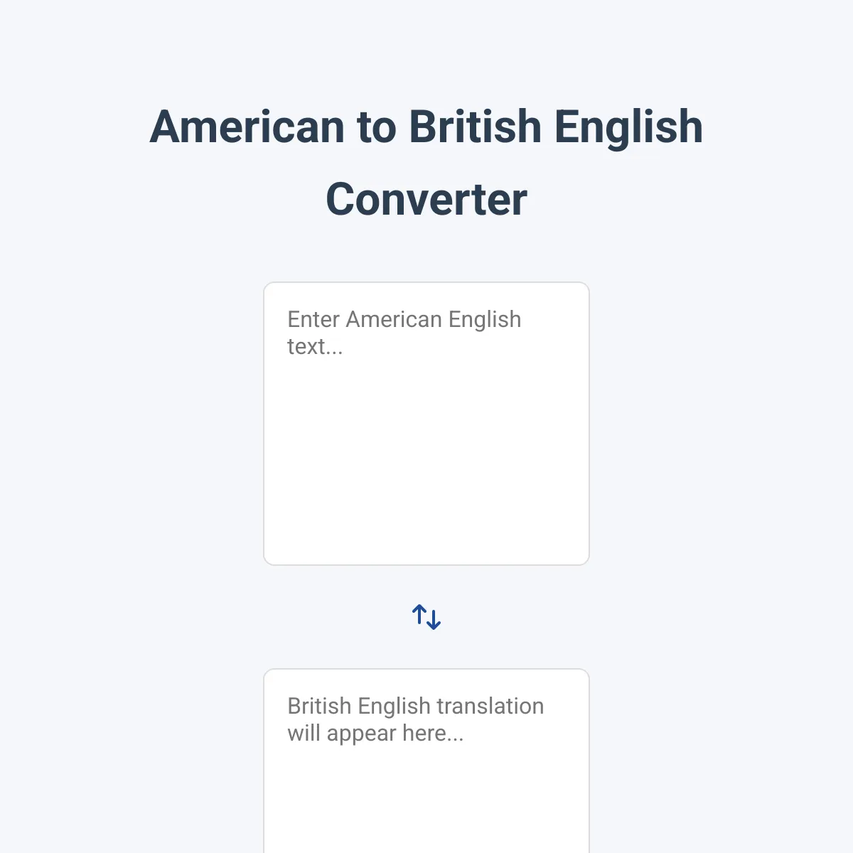 American to British English Converter