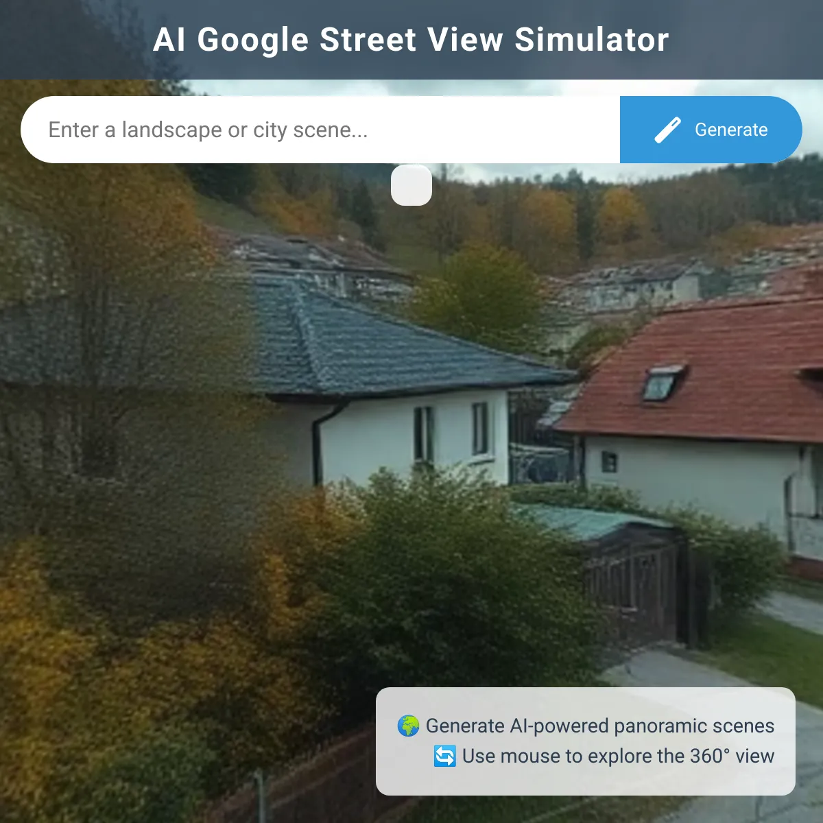 Google Street View (go anywhere)