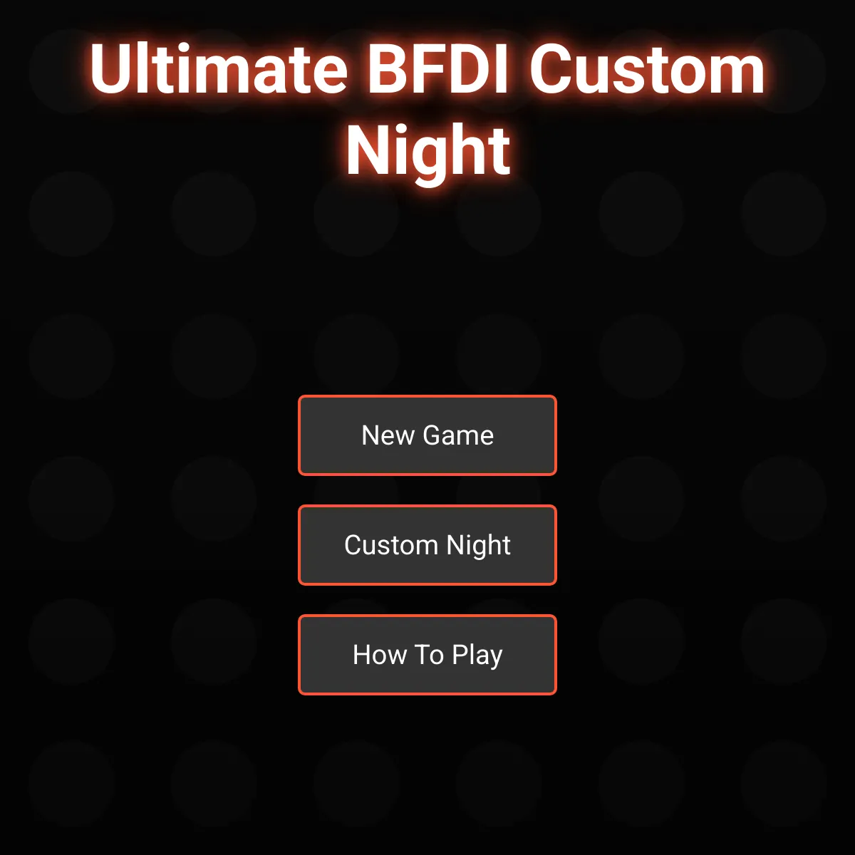 Ultimate BFDI Custom Night