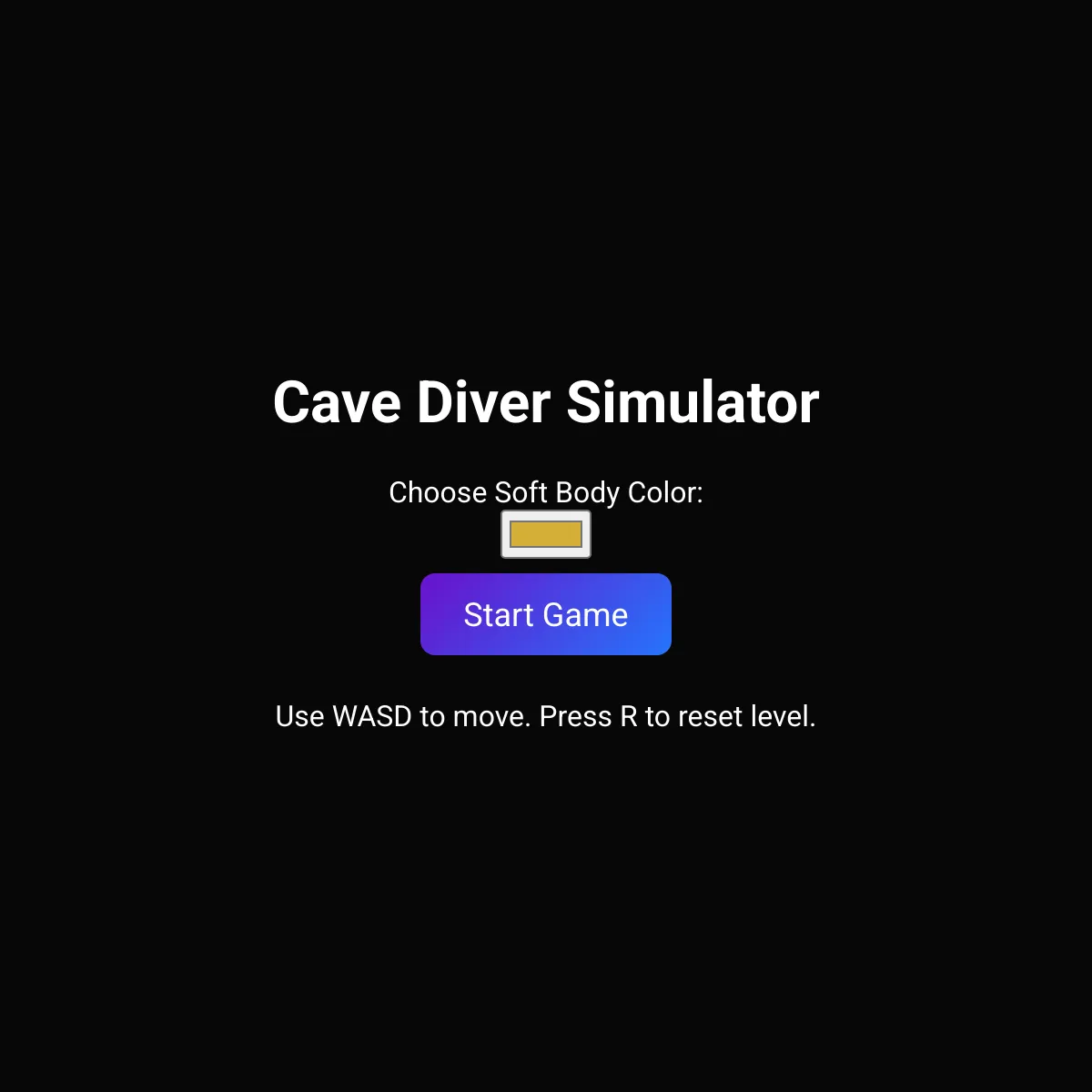 Cave Diver Simulator