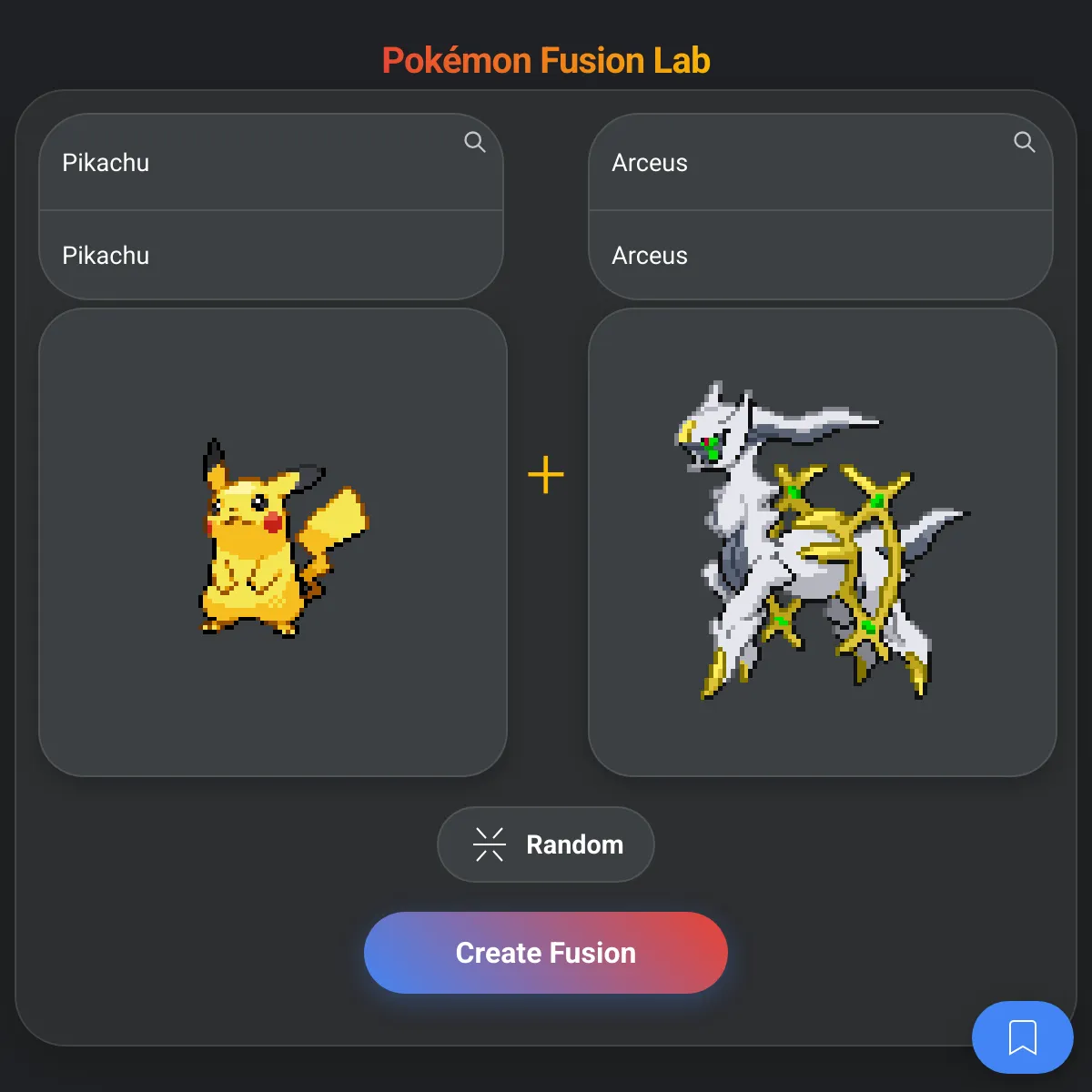 Pokémon Fusion Lab