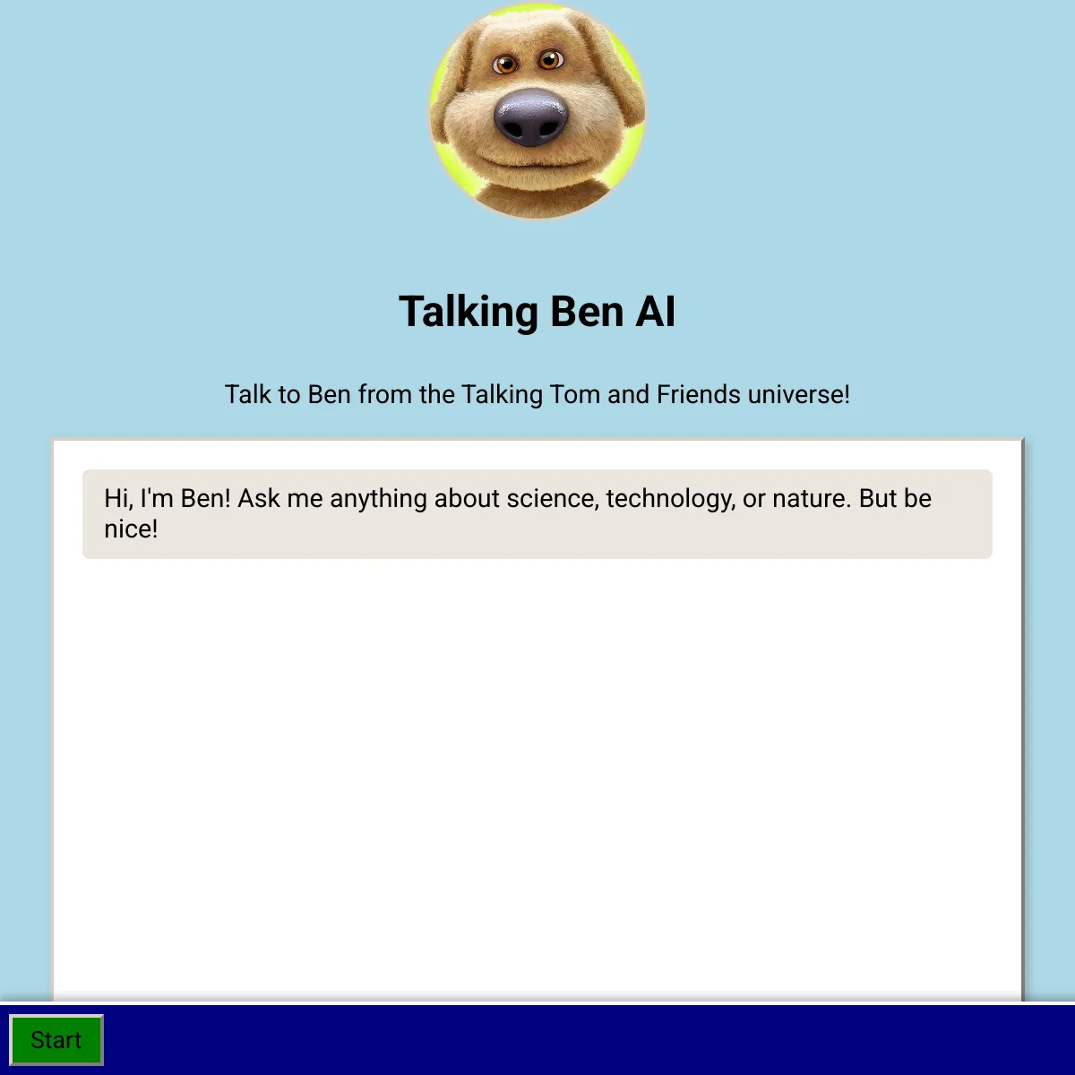 Talking Ben AI