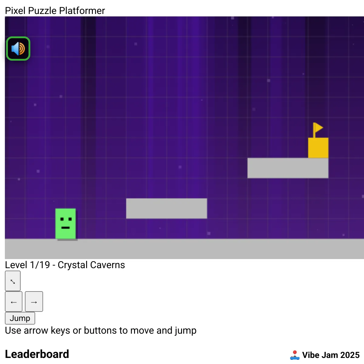 Pixel Puzzle Platformer