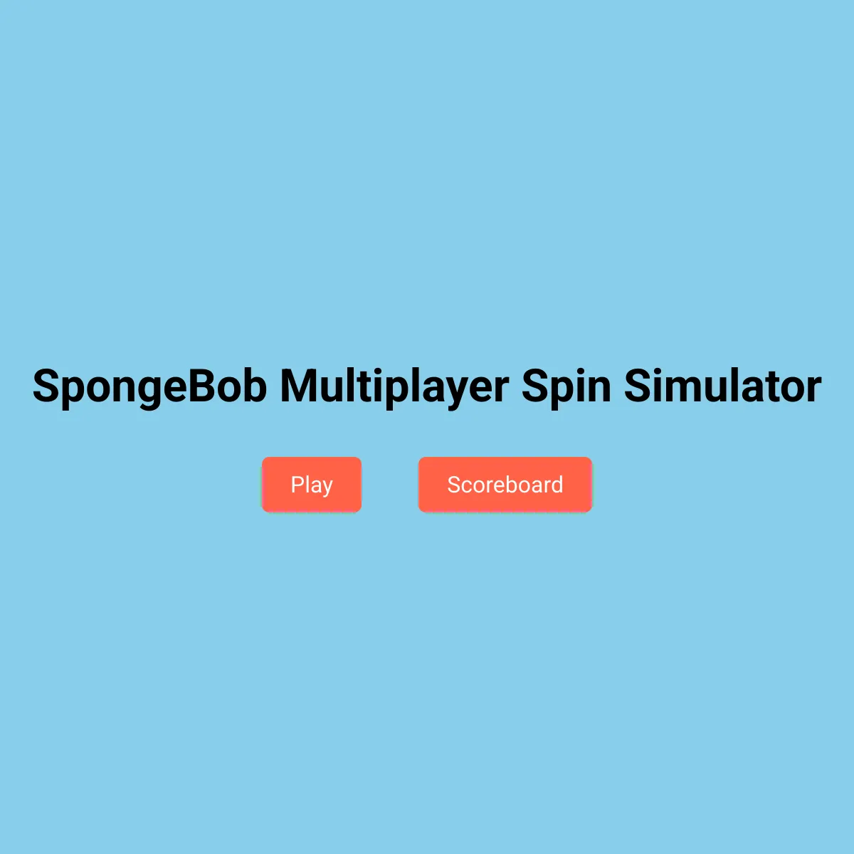 SpongeBob Spin Simulator
