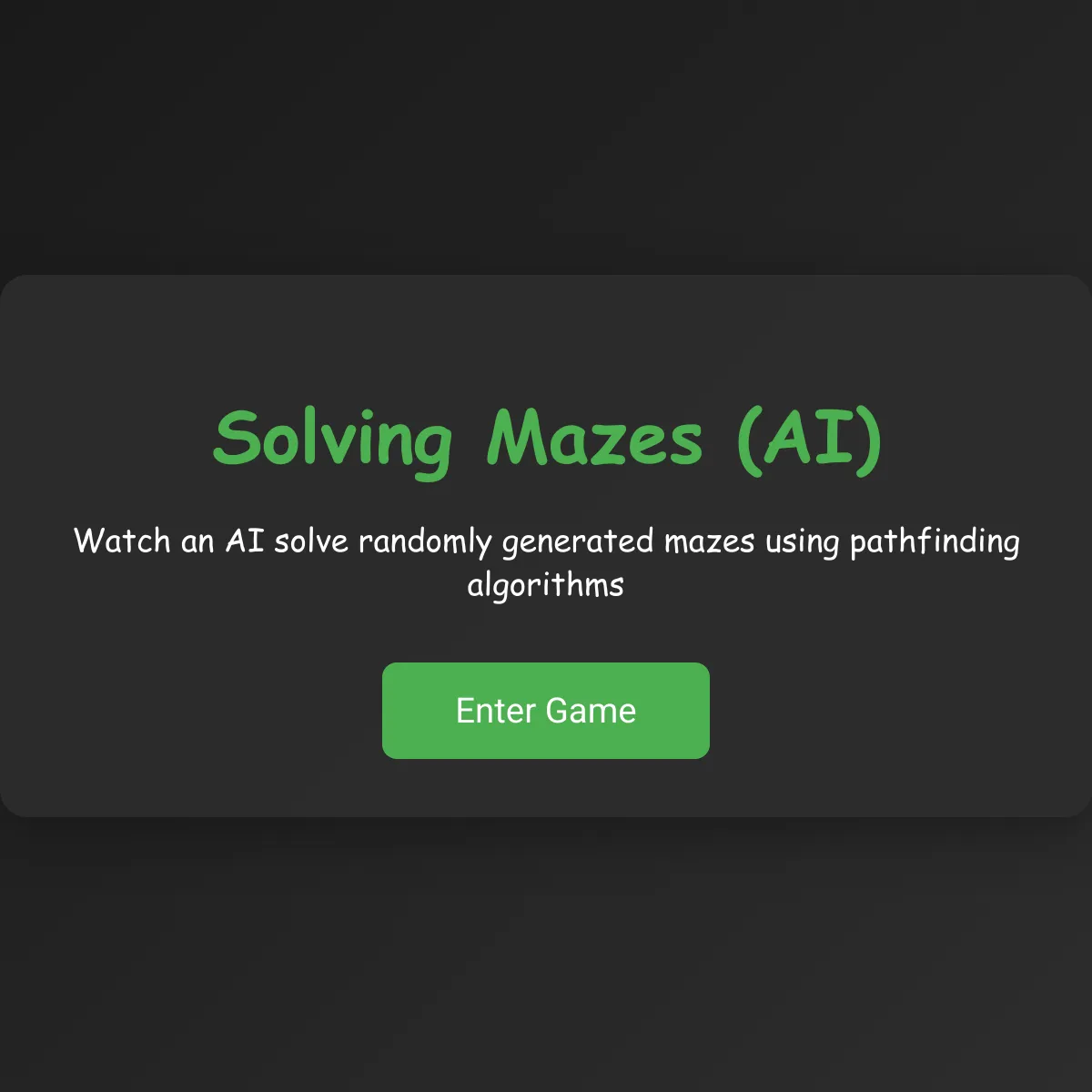 Solving Mazes (AI)