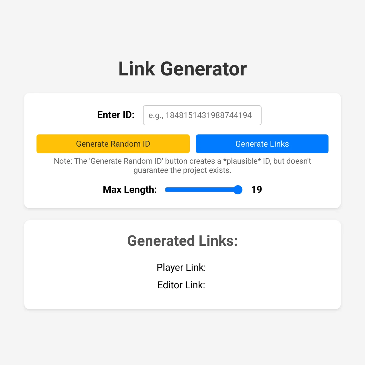 Link Generator
