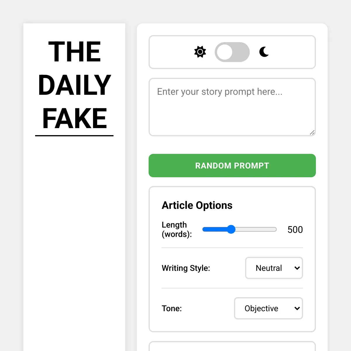 Fake News Generator